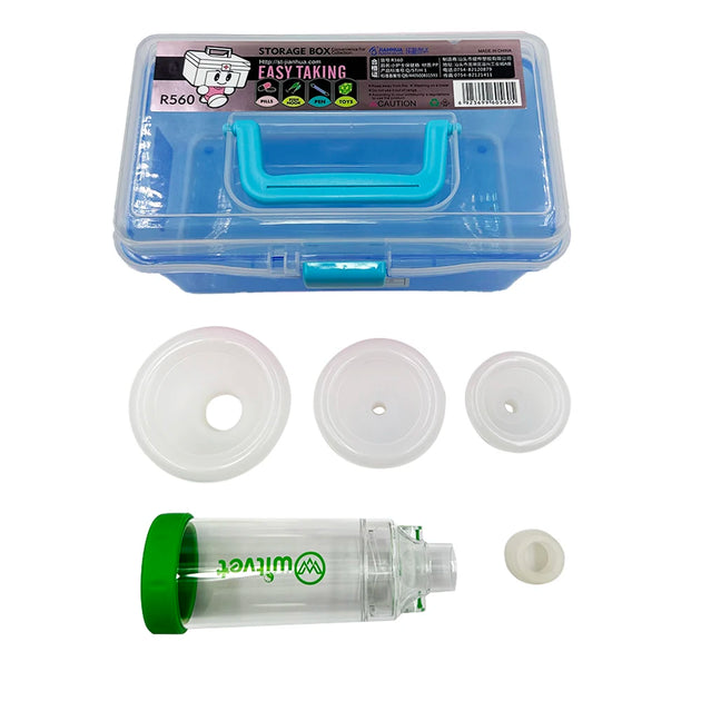 Pet Inhalation Nebulizer Spacer with Mask – Manual Aerosol Chamber for ...